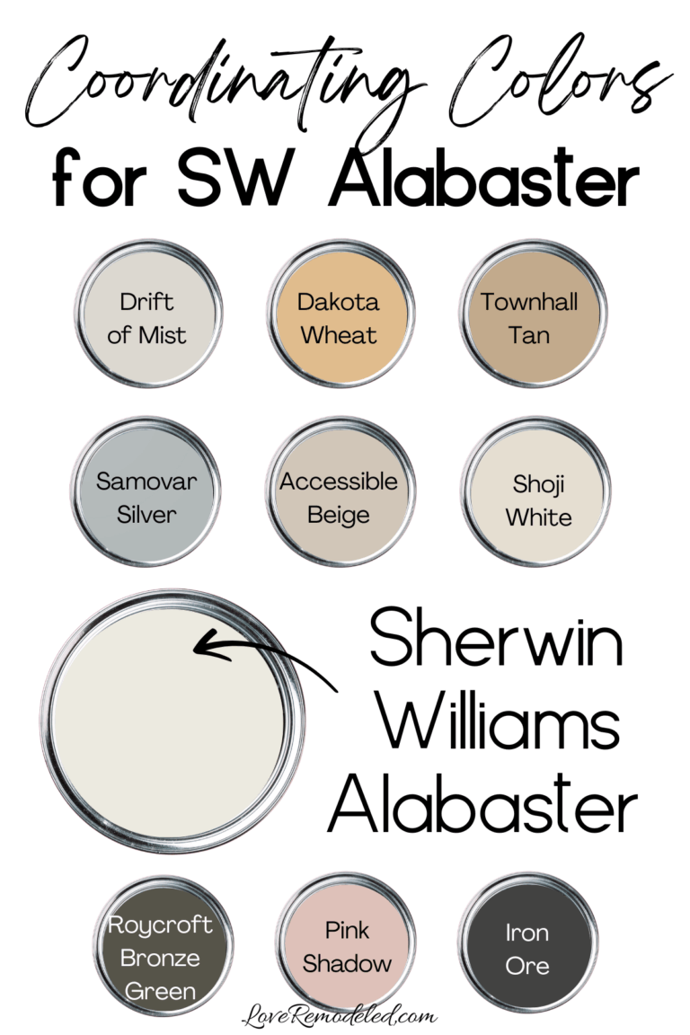 Sherwin Williams Alabaster Paint Color Review - Love Remodeled