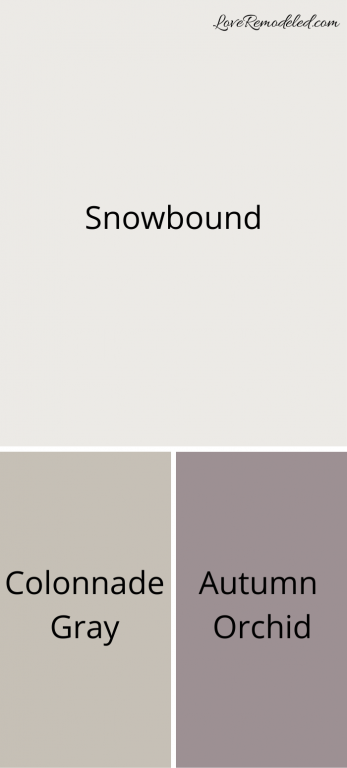 Snowbound Paint Color - A Sherwin Williams Favorite - Love Remodeled