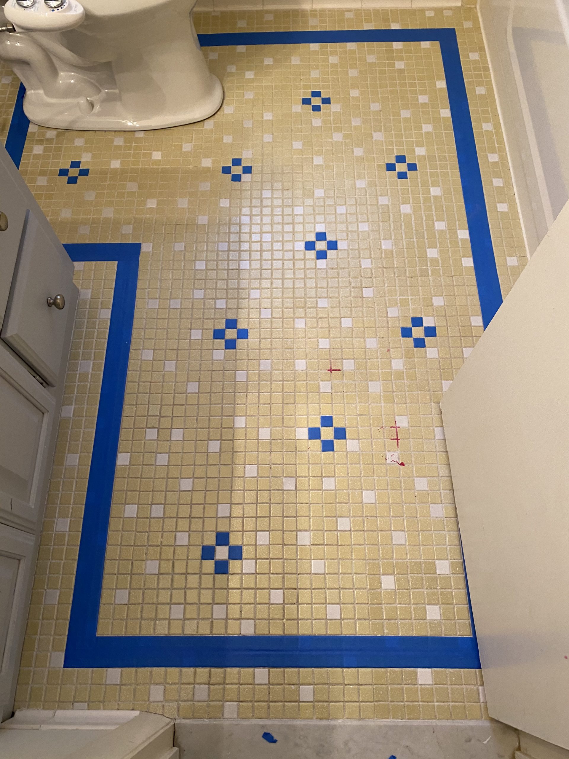 Painting Tile Floors - A Rustoleum Floor Tile Paint Review - Love Remodeled