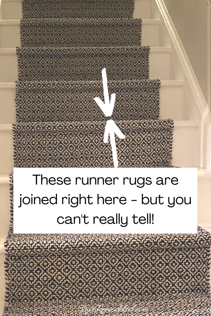 Installing a Stair Runner - Easy DIY Tutorial - Love Remodeled