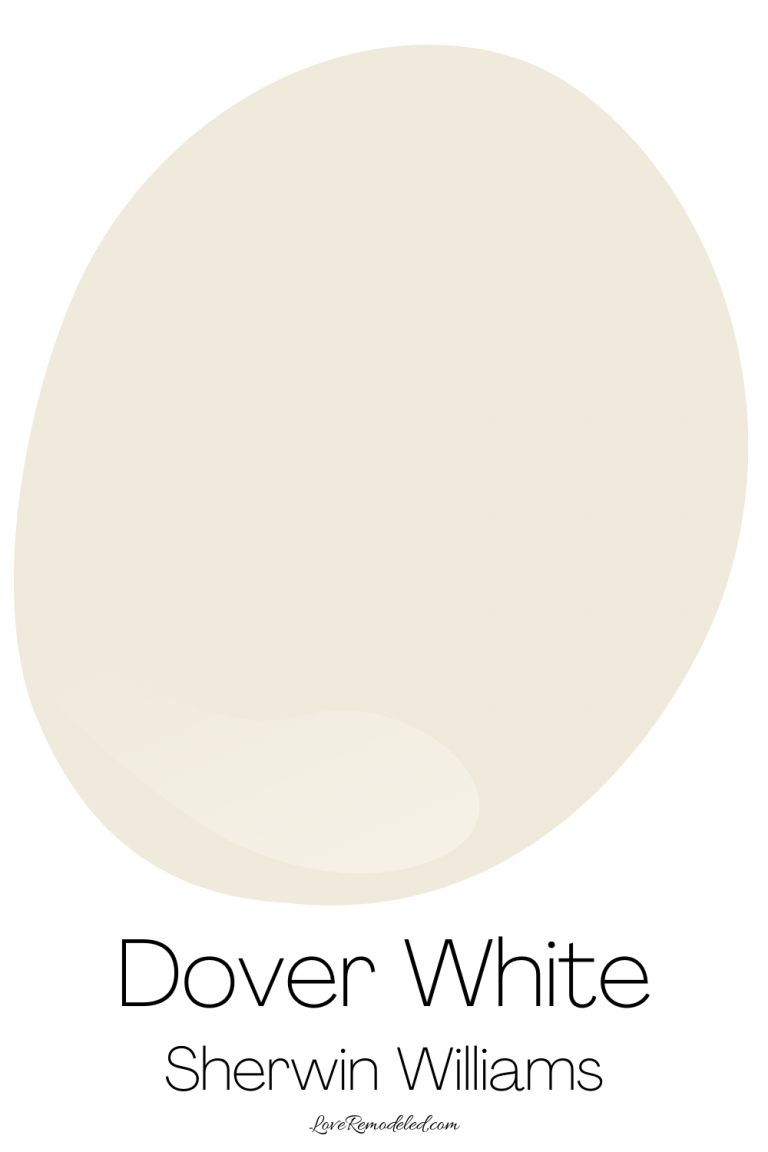 Dover White, a Popular Sherwin Williams White Paint - Love Remodeled Dover White, a Popular Sherwin Williams White Paint - Love Remodeled
