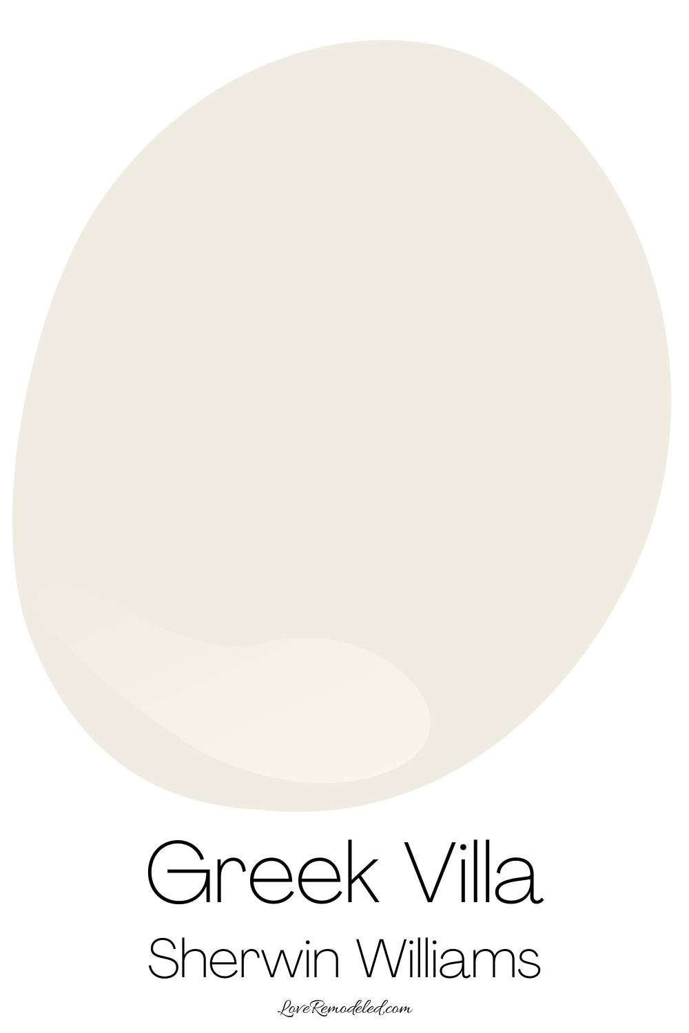 Sherwin Williams Greek Villa - Love Remodeled