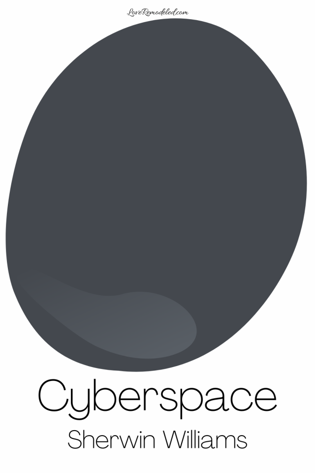 Cyberspace Paint Color, by Sherwin Williams - Love Remodeled