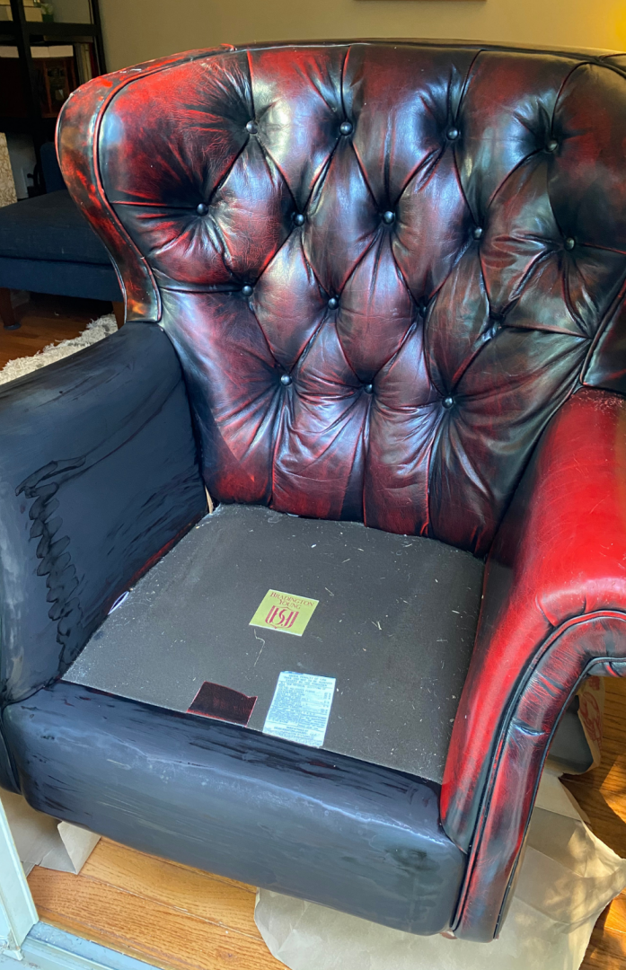 How to Dye Leather Furniture - Love Remodeled