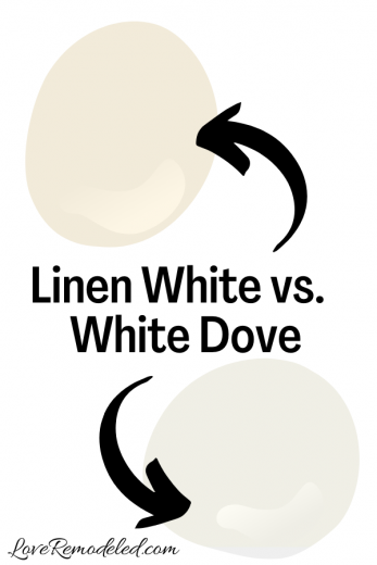 Linen White, a Creamy White by Benjamin Moore - Love Remodeled