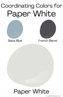 Paper White, by Benjamin Moore - Love Remodeled