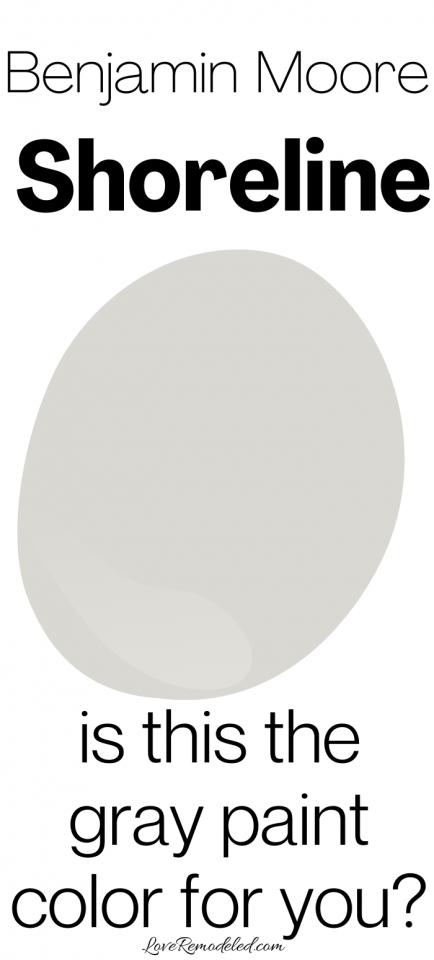 Shoreline, by Benjamin Moore - Love Remodeled