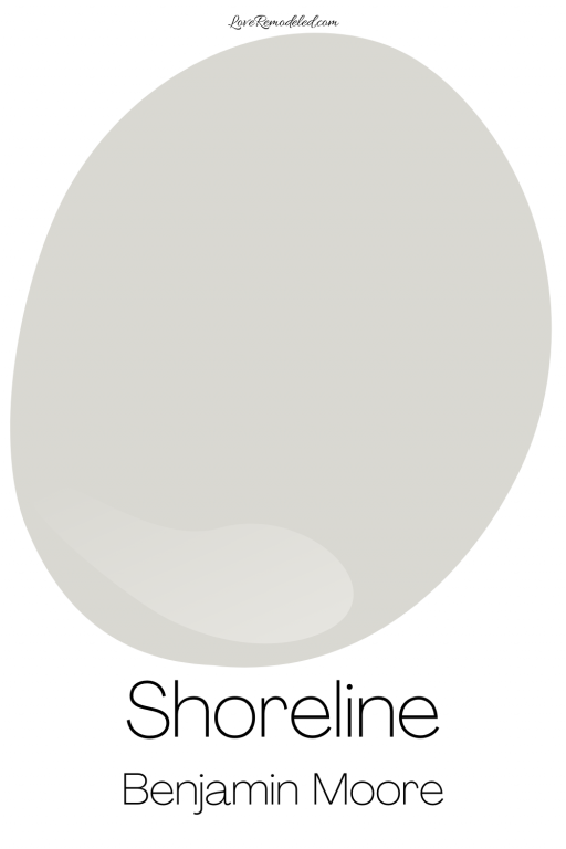 Shoreline, by Benjamin Moore - Love Remodeled