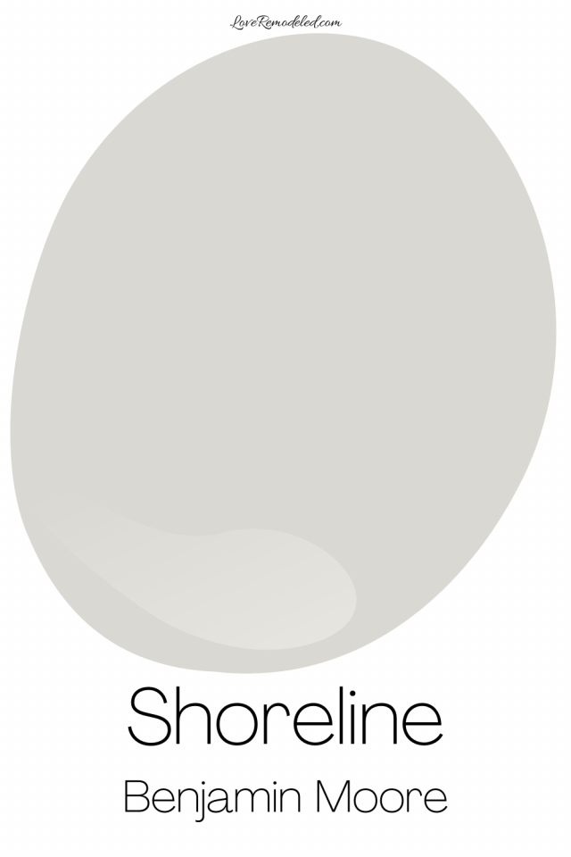 Shoreline, by Benjamin Moore - Love Remodeled
