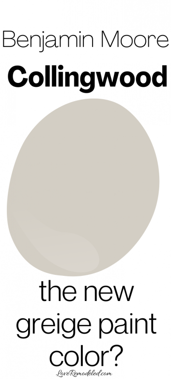 Benjamin Moore Collingwood Paint Color Review - Love Remodeled