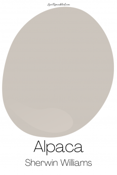 Sherwin Williams Alpaca Paint Color - Love Remodeled