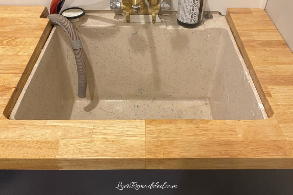 How to Make a Utility Sink Cabinet - Love Remodeled
