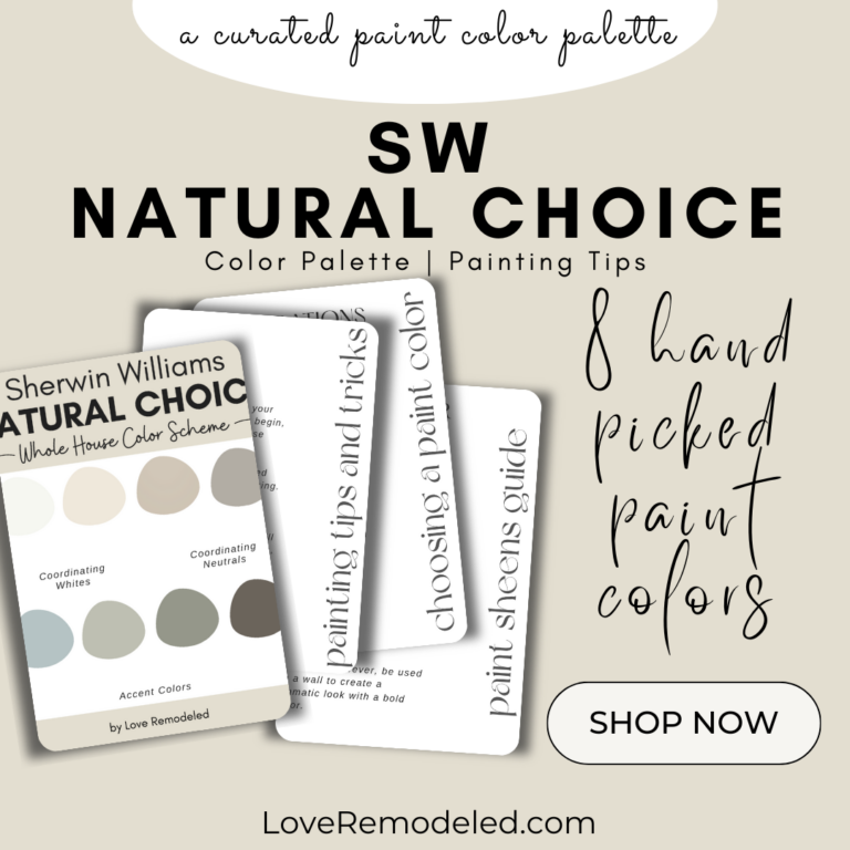 Natural Choice Paint Color, by Sherwin Williams - Love Remodeled