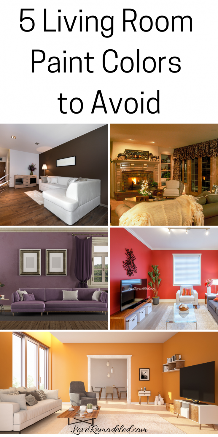 Paint Colors to Avoid in a Living Room - Love Remodeled