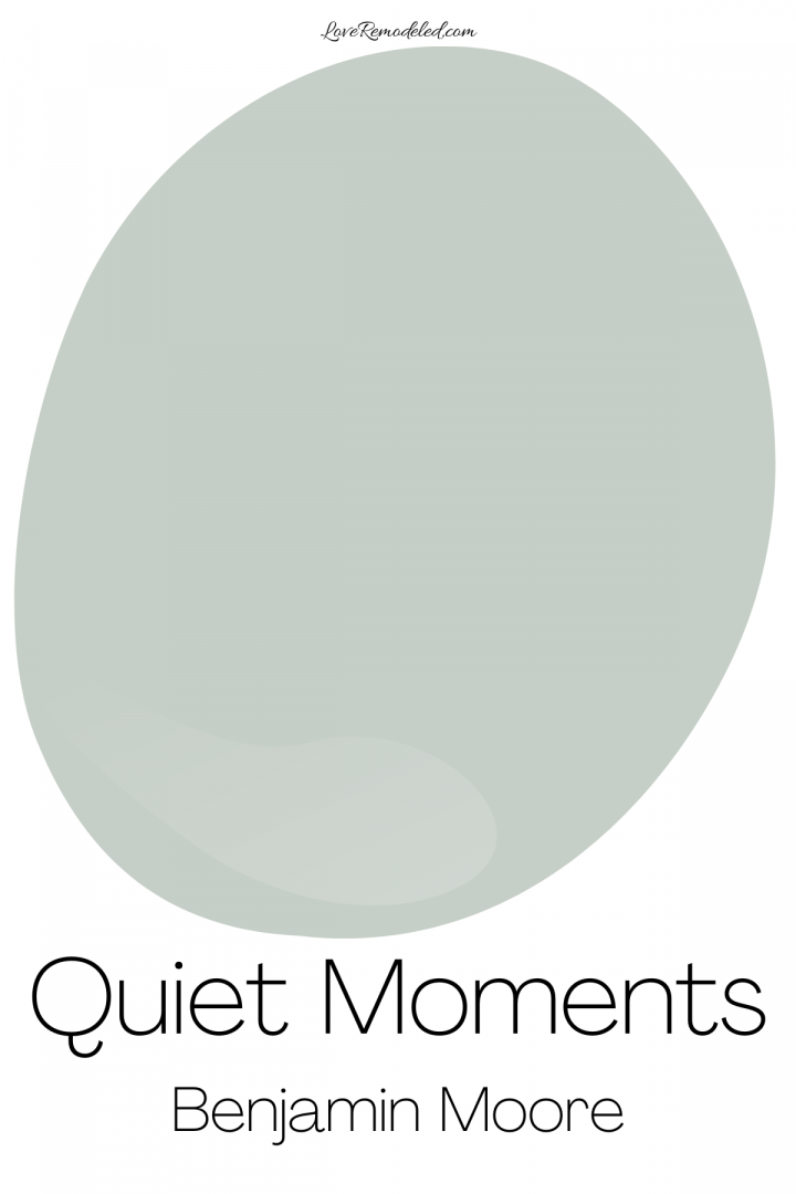 Quiet Moments, by Benjamin Moore - Love Remodeled