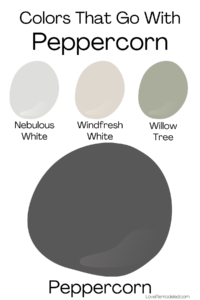 Peppercorn Paint Color, by Sherwin Williams - Love Remodeled