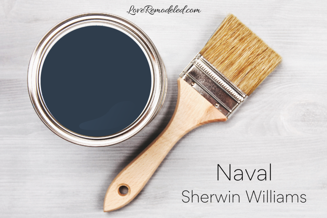 Naval Paint Color - Sherwin Williams Best Navy - Love Remodeled