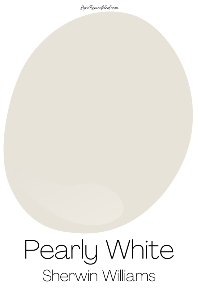 Pearly White, by Sherwin Williams - Love Remodeled
