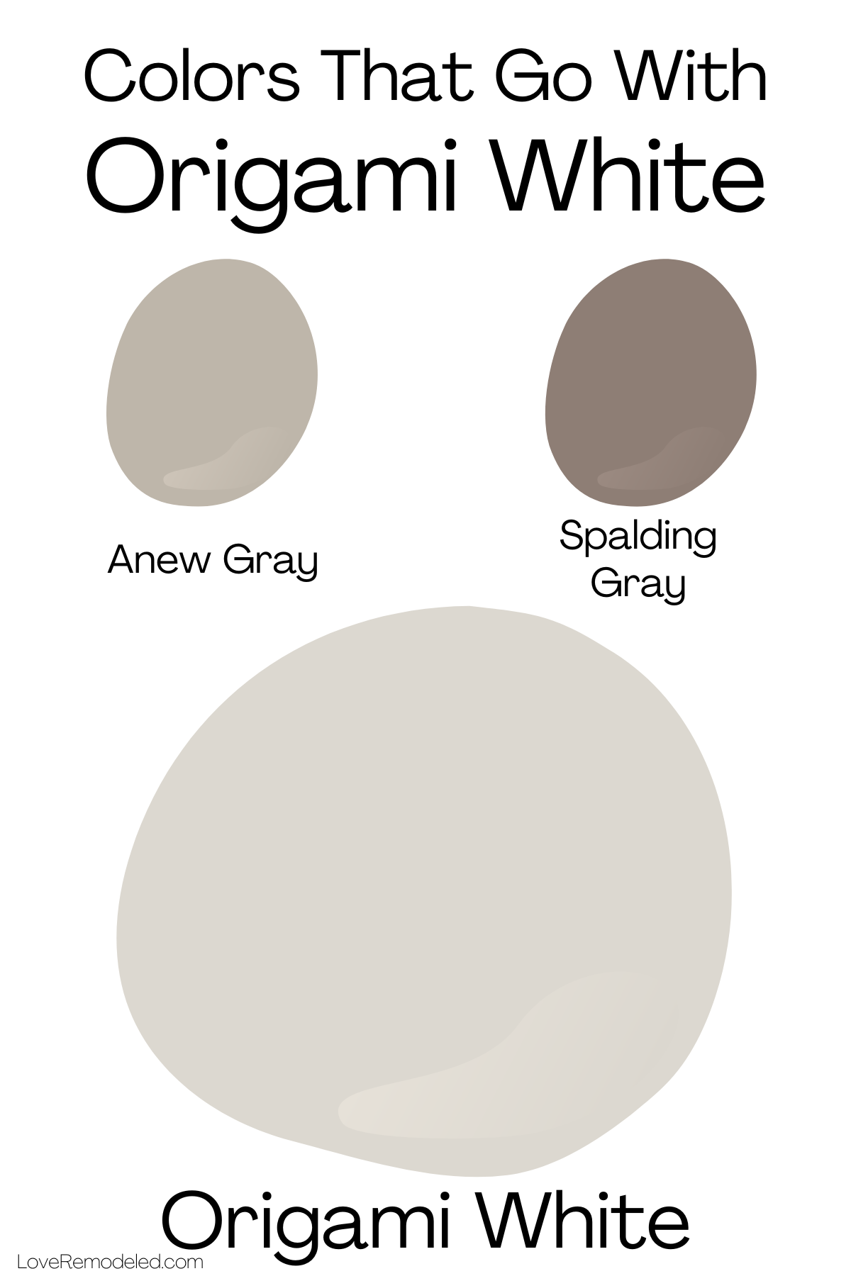 Origami White Paint Color - Love Remodeled