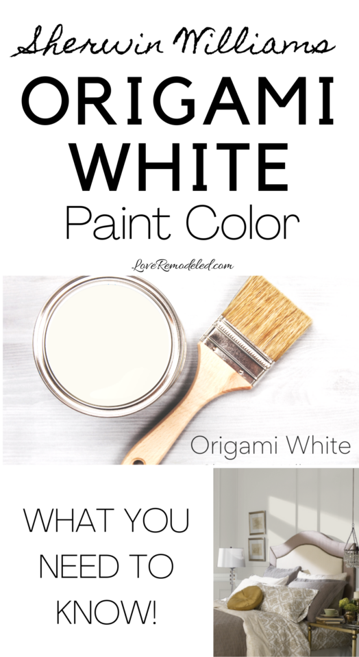 Origami White Paint Color - Love Remodeled