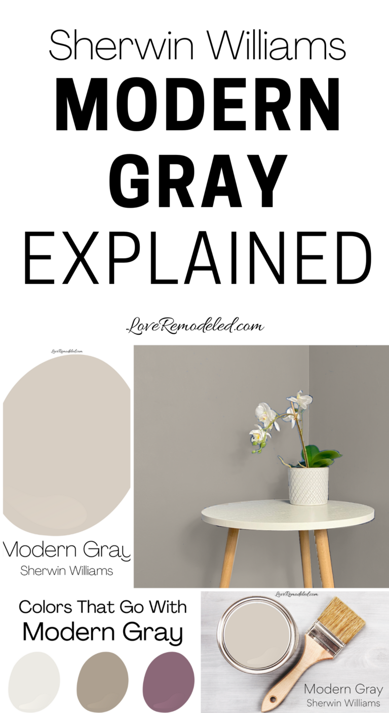Modern Gray, by Sherwin Williams - Love Remodeled