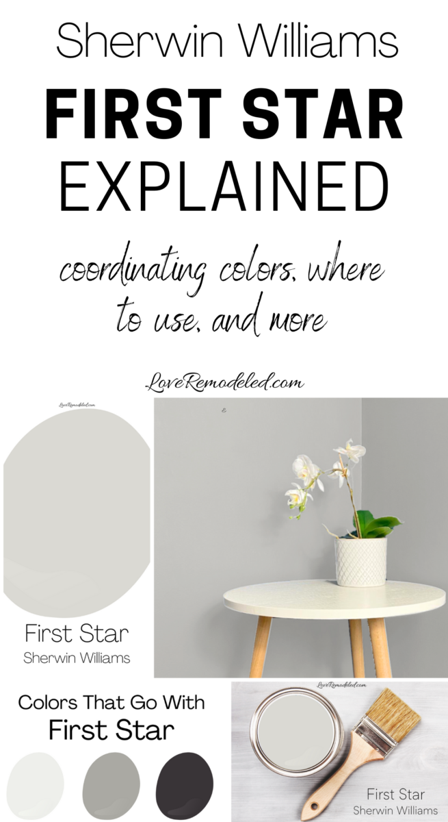 Sherwin Williams First Star Paint Color - Love Remodeled
