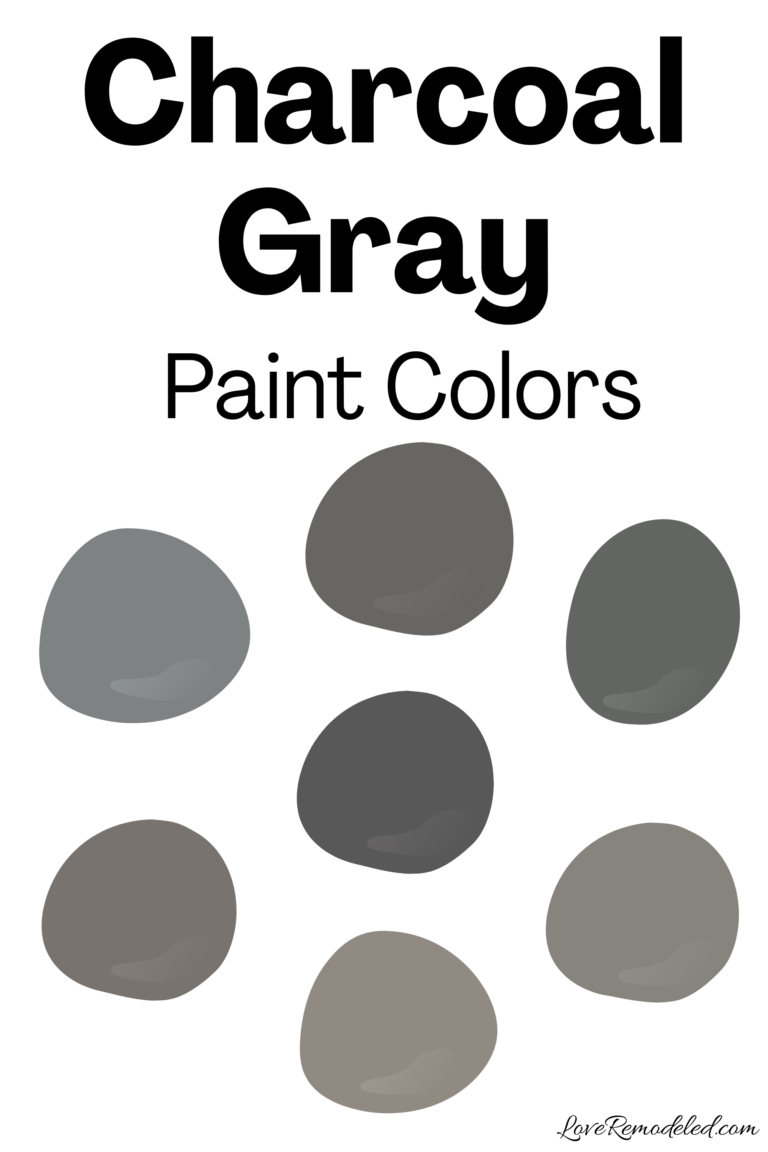 The Best Charcoal Paint Colors - Love Remodeled