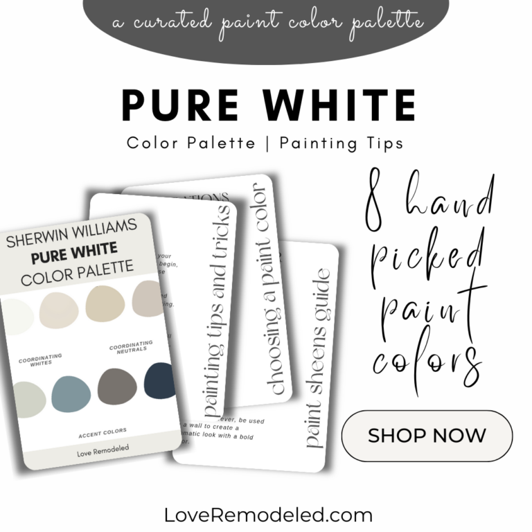 Sherwin Williams Pure White (SW 7005) + Undertones and Coordinating ...