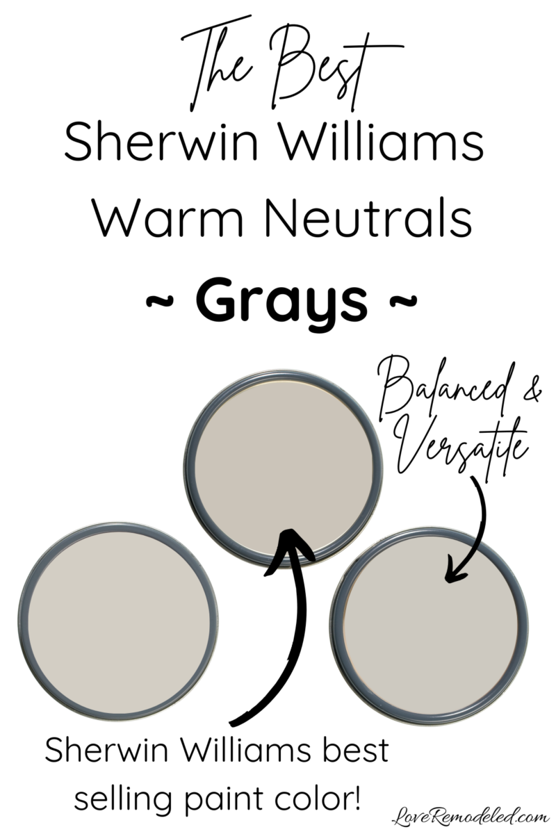 The Best Sherwin Williams Warm Neutrals - Love Remodeled