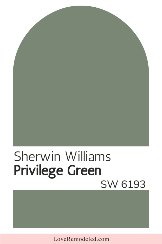 Sherwin Williams Green Colors - Love Remodeled