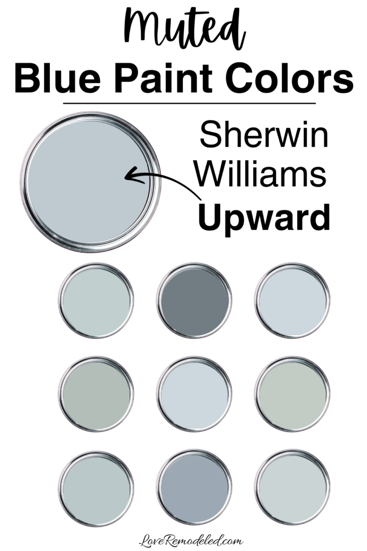 Muted Blue Paint Colors - Love Remodeled