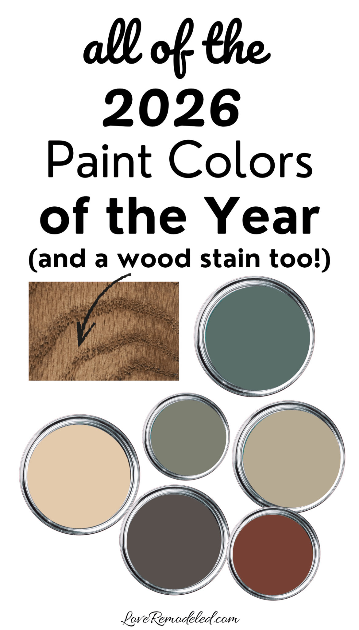 Paint Color Trends for 2026 - All of the Colors of the Year - Love ...