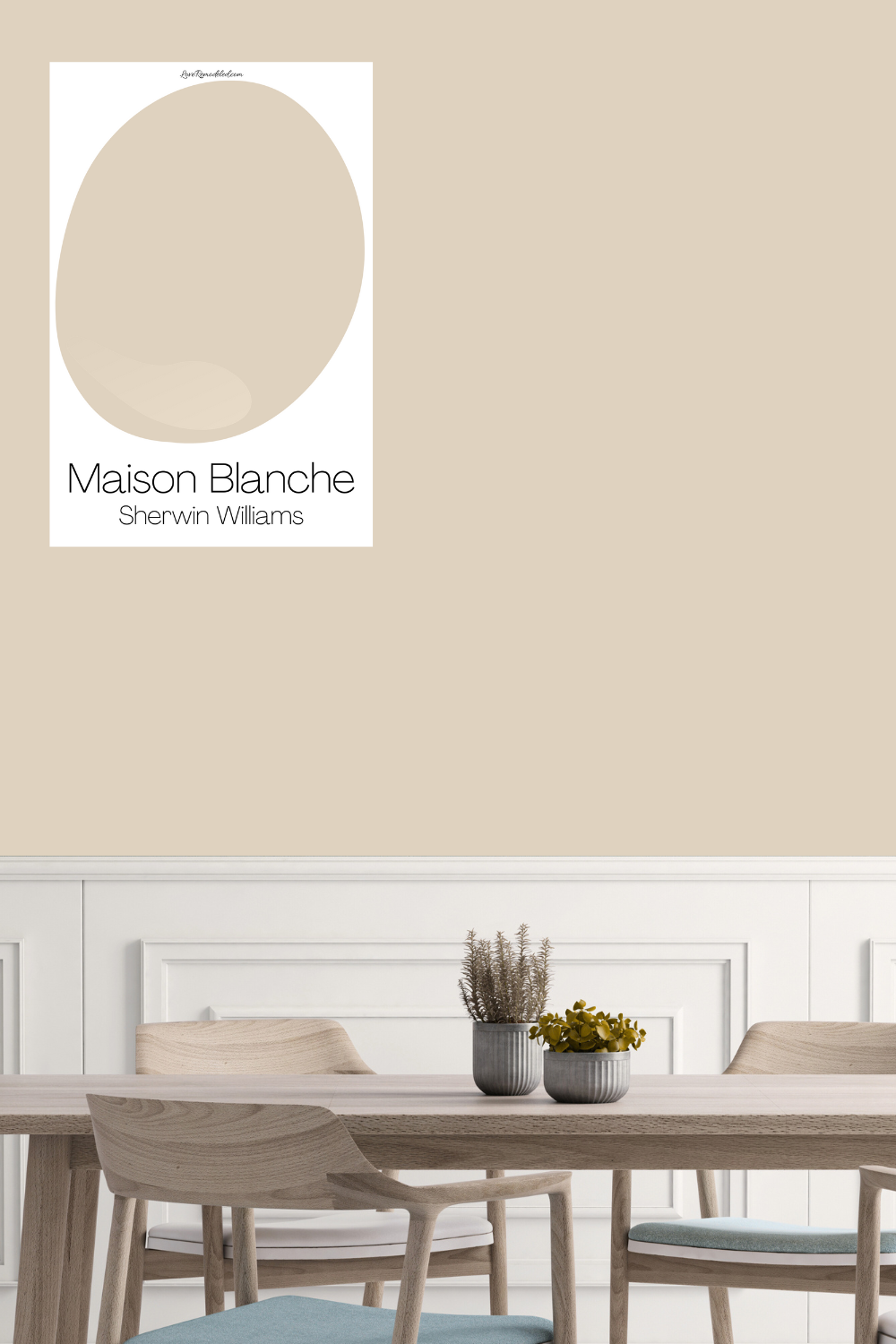 Sherwin Williams Maison Blanche Paint Color Review - Love Remodeled